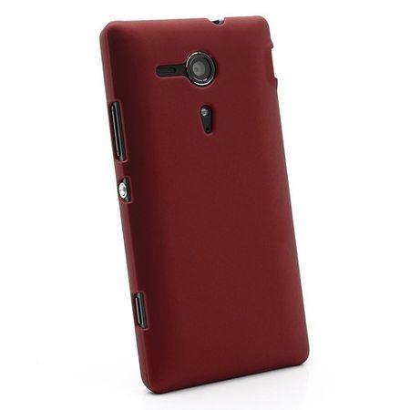 Sony Xperia SP Gummiertes Plastik Case - rot | Mobile Universe