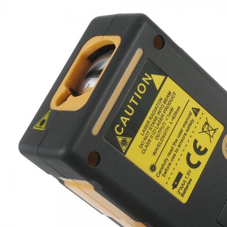 Handliches Laser Distanz Messgerät bis 100M mit Flächen und Volumen ...