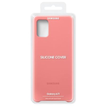 Samsung - Original Galaxy A71 Hülle - Silicone Cover - pink | Mobile ...