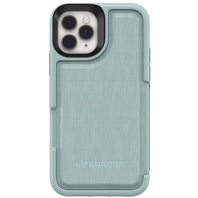 LifeProof - iPhone 11 Pro Hülle - Outdoor Cover - Flip - blaugrau ...