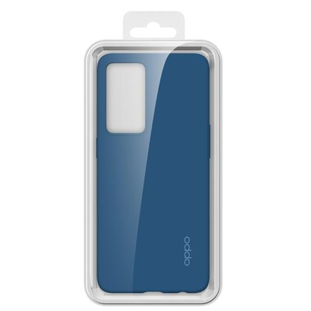 Oppo - Original Reno 8 Lite Hülle - Silikon Hardcover - blau | Mobile ...