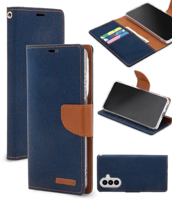 Goospery - Samsung Galaxy A37 Hülle - Bookcover - Canvas Diary Series ...